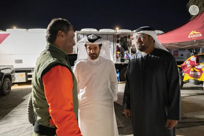 Mohammed bin Hamdan bin Zayed attends 34th Abu Dhabi Desert Challenge